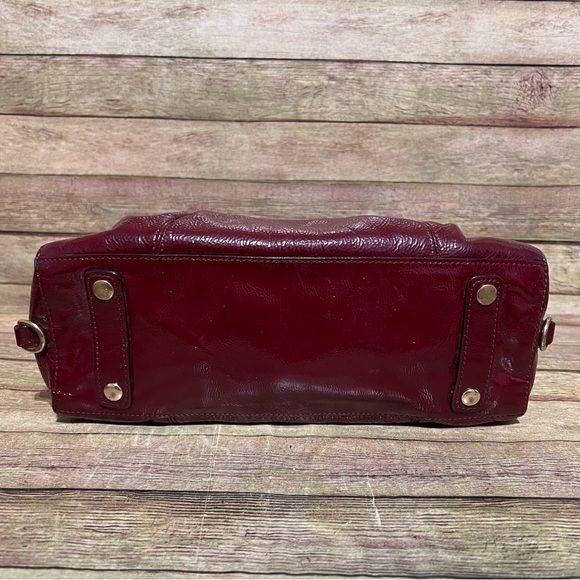 Coach | Bags | Coach Maroon Patent Leather Shoulder Bag | Poshmark
